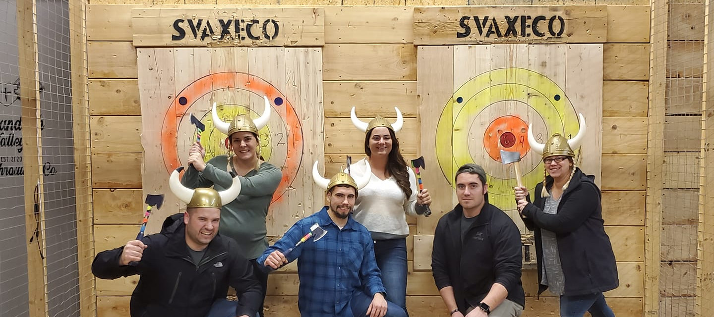 Axe Throwing with Food and Beverages