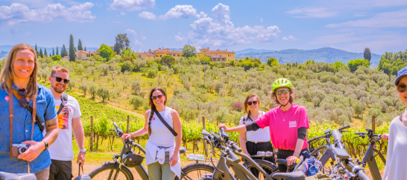 E-Bike Tour in Chianti Wine Region with Lunch and Wine